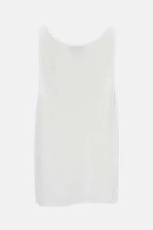 Stella McCartney My Dad Is A Rock Star" Sleeveless Top - Bianco