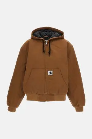 Carhartt Work In Progress Giacca Og Active Winter 'dearborn' Canvas - Marrone