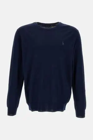 Polo Ralph Lauren Maglia Girocollo A Maniche Lunghe - Blu