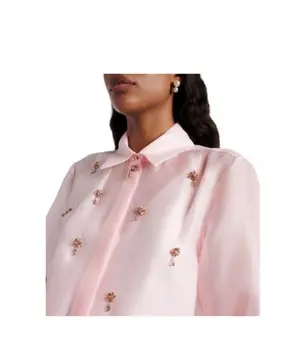 Max Mara Silk Long-sleeved Shirt