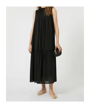 Max Mara Sleeveless Tiered Dress