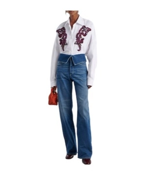 Dries Van Noten Straight Leg Jeans