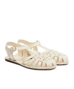 ANCIENT GREEK SANDALS Cut-out Flat Sandals