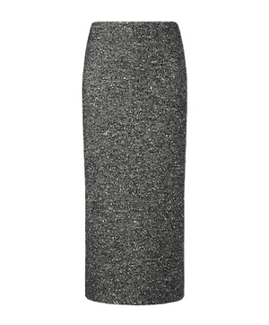 Valentino Garavani Chevron Wool-blend Bouclé Pencil Skirt