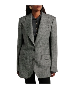 Dolce & Gabbana Virgin Wool Tweed Blazer