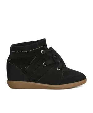 Isabel Marant Étoile Round-toe Sneakers - Black