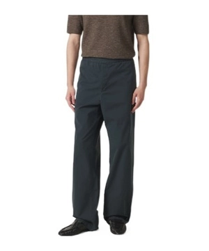 THE ROW Cotton Straight Leg Trousers