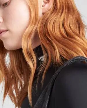 Prada Jersey Turtleneck Top