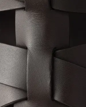 Prada Leather Fisherman's Sandals