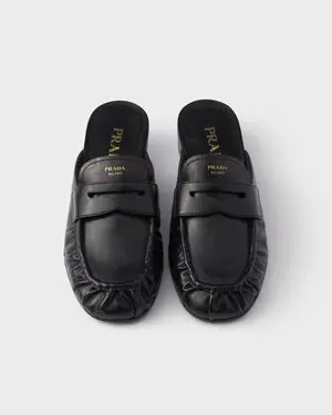 Prada Leather Mules