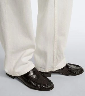 THE ROW Soft Leather Loafers