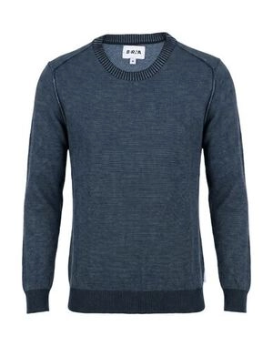 BERNA Man Sweater Midnight Blue Size S Cotton Blue