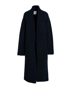 DANIELE FIESOLI Cardigan Midnight Size Merino Wool, Polyamide, Elastane - Blue