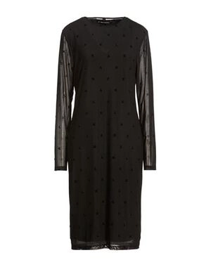 Karl Lagerfeld Midi Dress Size Polyester, Elastane - Black