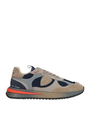 Philippe Model Sneakers Khaki Size Leather, Textile Fibers - Beige