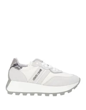 Roberto Cavalli Leather And Textile Sneakers