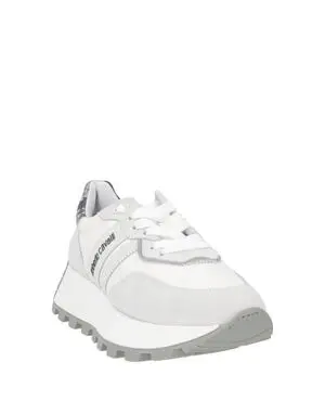 Roberto Cavalli Leather And Textile Sneakers