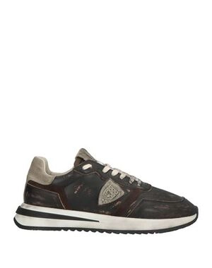 Philippe Model Sneakers Dark Size Leather - Brown