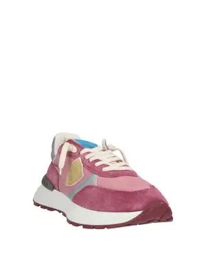 Philippe Model Sneakers Burgundy Size Textile Fibers