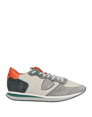 Philippe Model Sneakers Light Size Leather, Textile Fibers - Grey