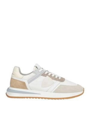 Philippe Model Sneakers Size Leather, Textile Fibers - White