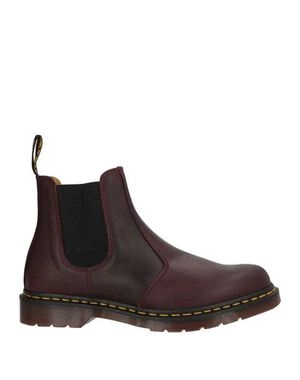 Dr. Martens 2976 Ys Crazy Horse Ankle Boots Chocolate Size Leather, Textile Fibers - Brown