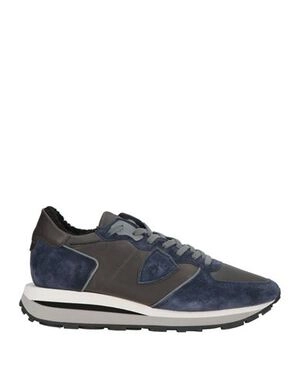 Philippe Model Sneakers Midnight Size Leather, Textile Fibers - Blue