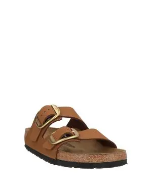 BIRKENSTOCK Arizona Sandals Size Leather - Camel