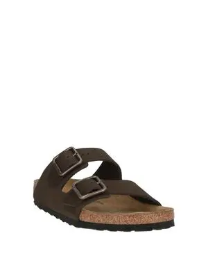 BIRKENSTOCK Arizona Sandals Dark Size Leather - Brown