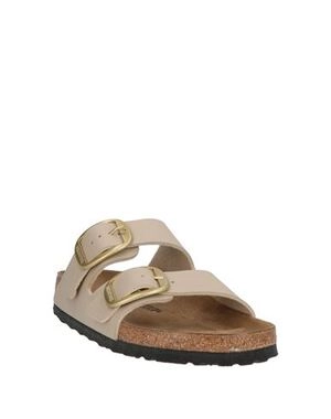 BIRKENSTOCK Arizona Sandals Size Leather - Beige