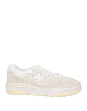 NEW BALANCE Sneakers Ivory Size Leather, Textile Fibers