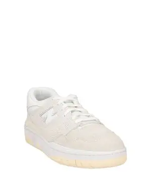 NEW BALANCE Sneakers Ivory Size Leather, Textile Fibers