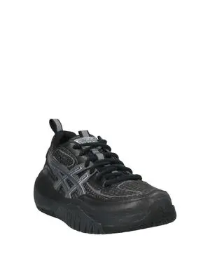 Asics Low-top Sneakers With Metallic Trim - Grey