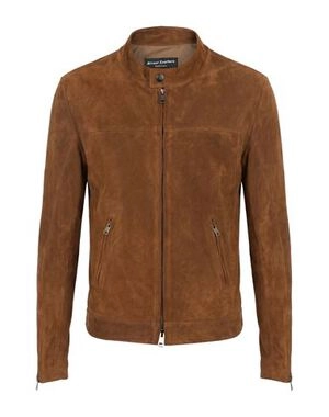 STREET LEATHERS Jacket Camel Size Leather - Beige