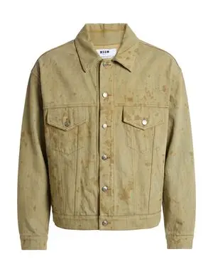 MSGM Denim Outerwear Size Cotton