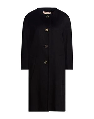 Marni Coat Size Virgin Wool, Alpaca Wool, Cashmere - Black