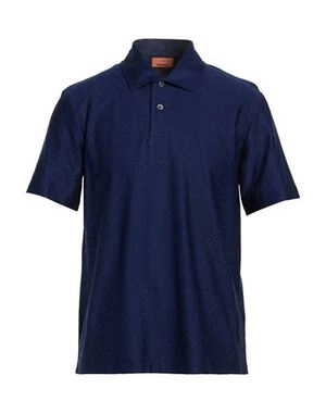 Missoni Polo Shirt Size Cotton - Navy
