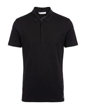 Versace Man Polo Shirt Black Size S Cotton Black