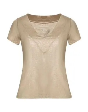 Majestic Filatures Linen Elastane T-shirt - Gold