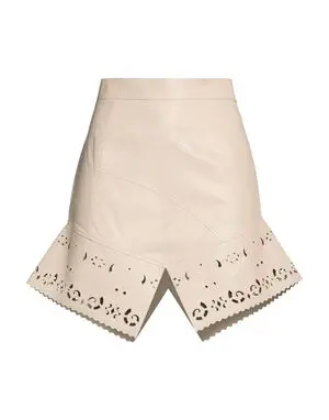 BABYLON Mini Skirt Size Polyurethane, Viscose