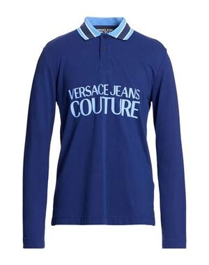 Versace Polo Shirt Size Cotton - Blue