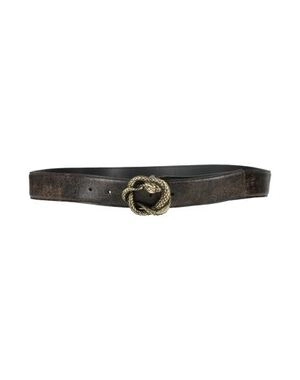 Just Cavalli Belt Dark Size Leather - Brown