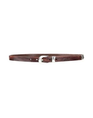Our Legacy Belt Chocolate Size Leather - Brown