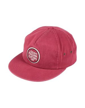 Deus Ex Machina Hat Burgundy Size Cotton - Red