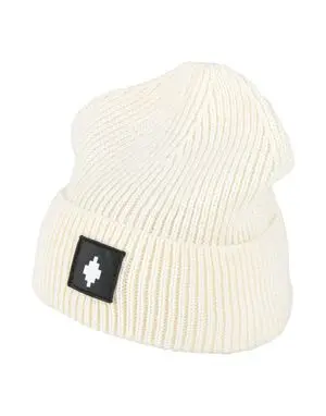 MARCELO BURLON COUNTY OF MILAN Hat Ivory Size Wool, Acrylic