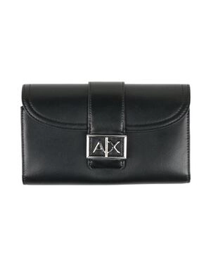 Armani Exchange Wallet Tan Polyester - Black