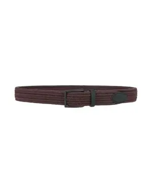 Paul & Shark Belt Chocolate Size Wool, Acrylic, Cotton, Viscose, Rubber - Brown
