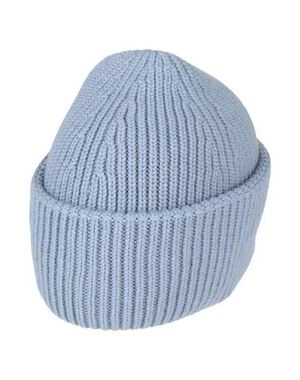 Fabiana Filippi Hat Ivory Size Merino Wool, Silk, Cashmere - Blue