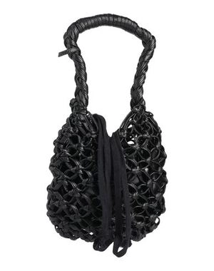 Comme Des Garçons Woman Handbag White Size - Polyurethane Black