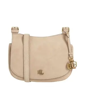 Ralph Lauren Suede Saddle Bag - Beige